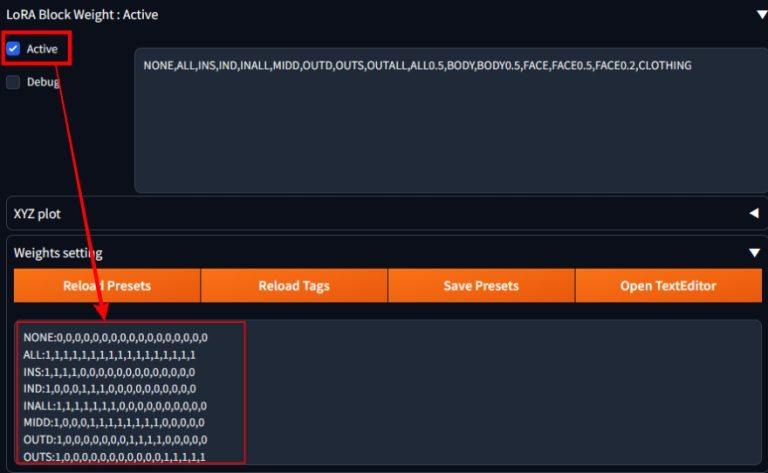 LoRA Block Weight 로라를 원하는 부분에만 적용하는 방법 - AIPOQUE