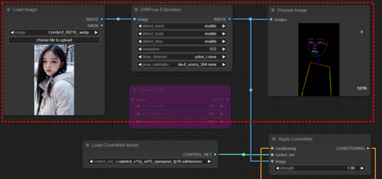 ComfyUI에서 로라(LoRA) 및 컨트롤넷 사용 방법 - AIPOQUE